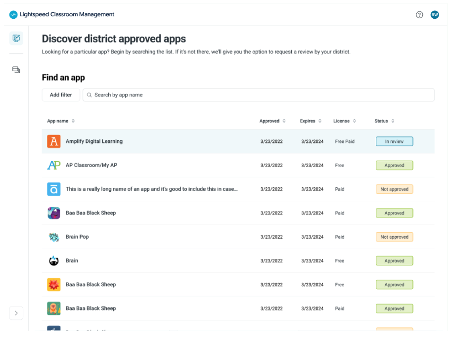 Release Note - Lightspeed Classroom Management™ – Teacher App Request ...